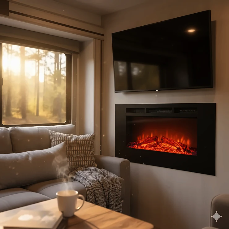7 Best RV Electric Fireplace Options That Transform Your Camper in 2025 ...